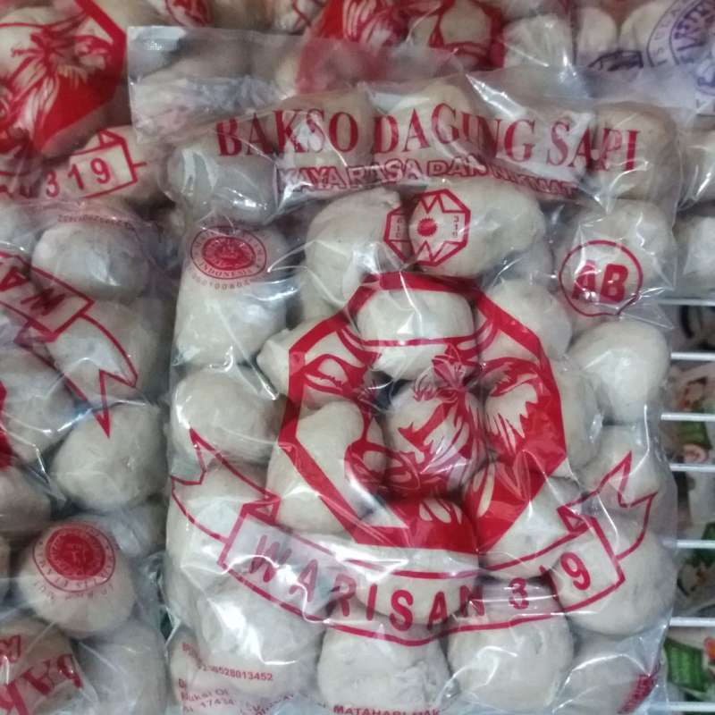 Jual Frozen Food Bakso Sapi Warisan AB Isi 10 Pcs di Seller Gerbong ...