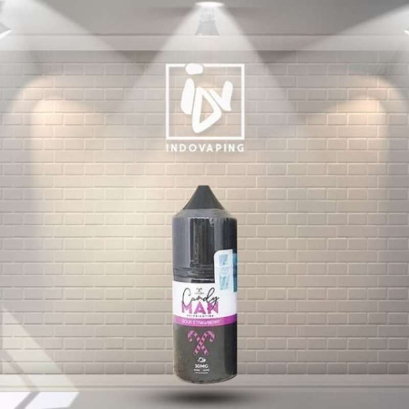 Jual Indovaping Liquid Vapor Vape - Fruity Candy Man Sour Strawberry ...