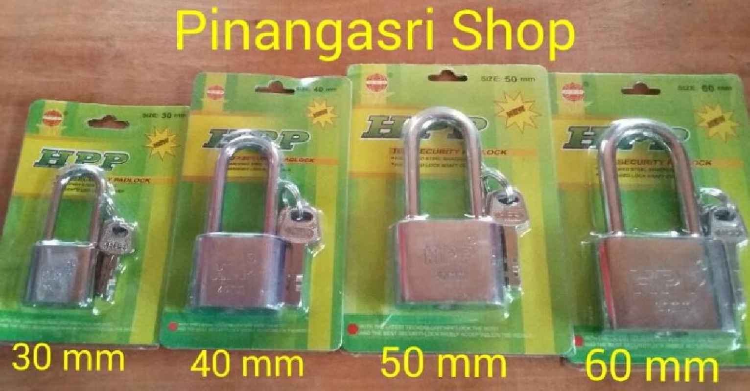Jual Gembok Putih 40 Mm Leher Panjang Hpp Murah di Seller Pinang Asri ...