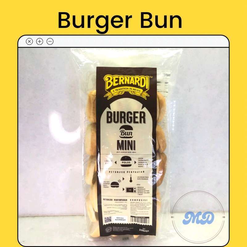 Promo ROTI BURGER MINI BERNARDI ISI 20 PCS/ ROTI BURGER/ ROTI BURGER ...