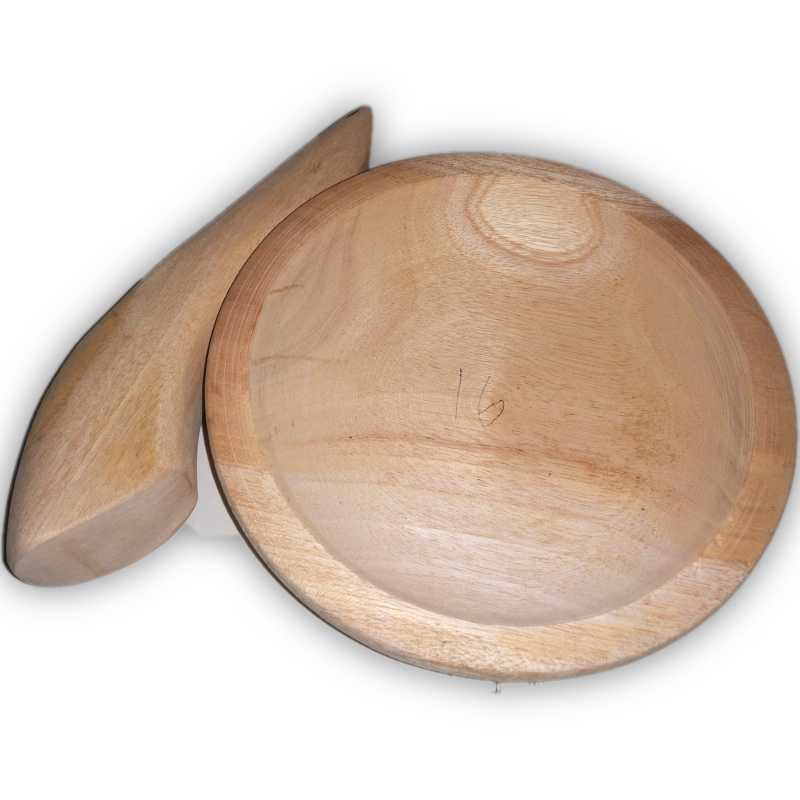 Jual Cobek Ulekan Kayu / Cobek / Coet 1 Set - 20 Cm di Seller anisalgi ...