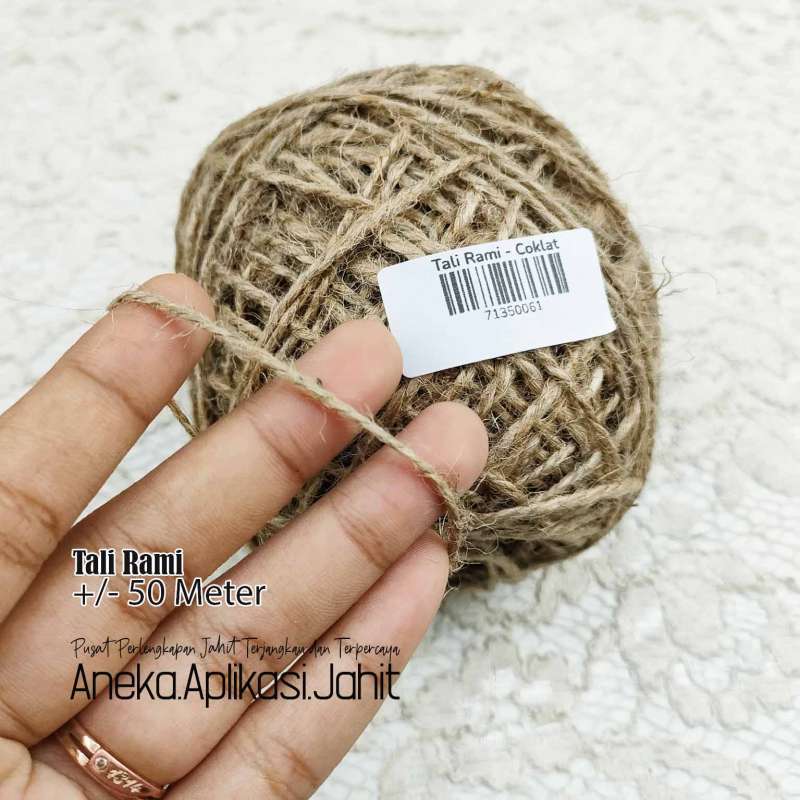 Jual 1 Biji Tali Rami / Goni Ukuran 2 Ply Panjang +/- 50 Meter / Tali ...