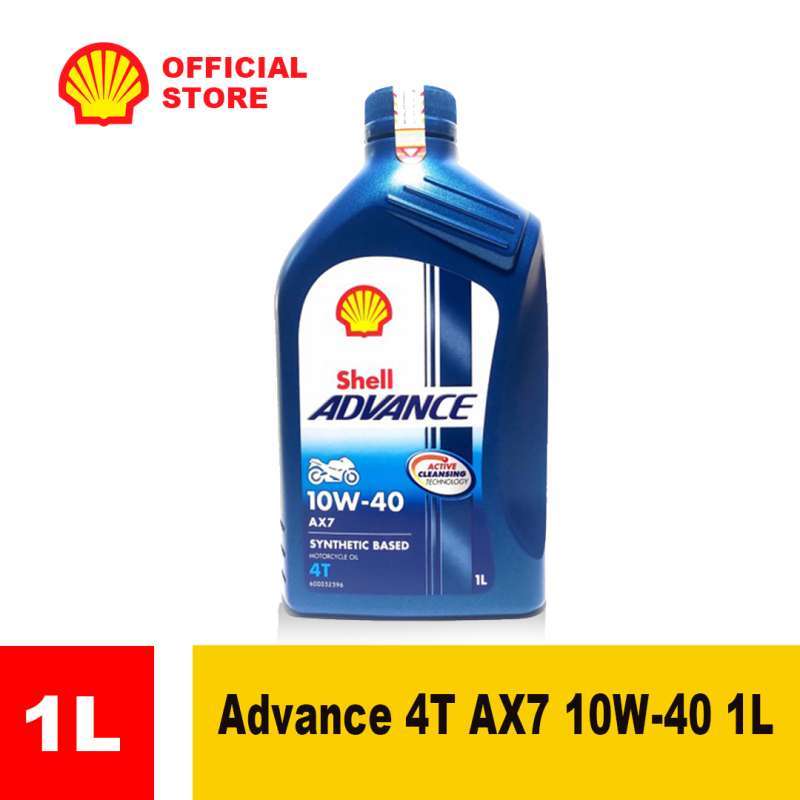 Jual Oli Motor Shell Advance 4T AX-7 10W-40 0.8L di Seller Shell Select ...