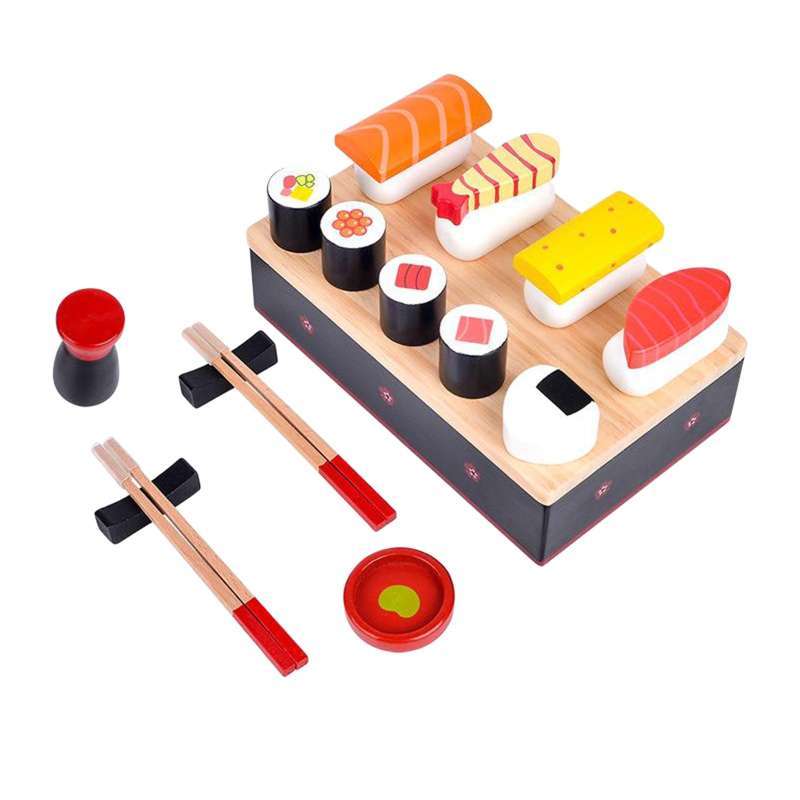 Jual Sushi Slicing Play Set Plastic Food Toy Sushi Kitchen Toy For ...