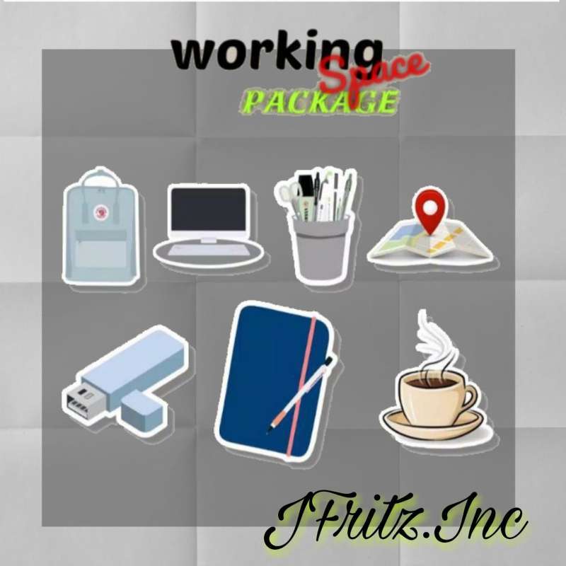 Jual STICKER WORKING SPACE PREMIUM WATERPROOFT STICKER AESTHETIC STIKER ...