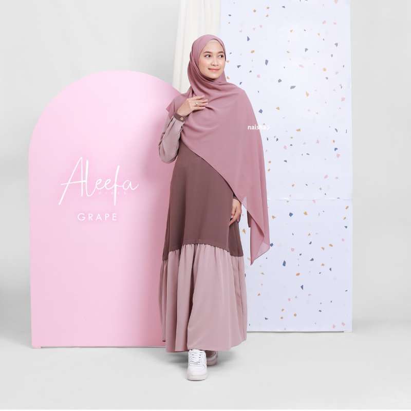 Jual Aleefa Dress - L Grape Di Seller Moodyjab.id - Sendangadi, Kab. Sleman | Blibli