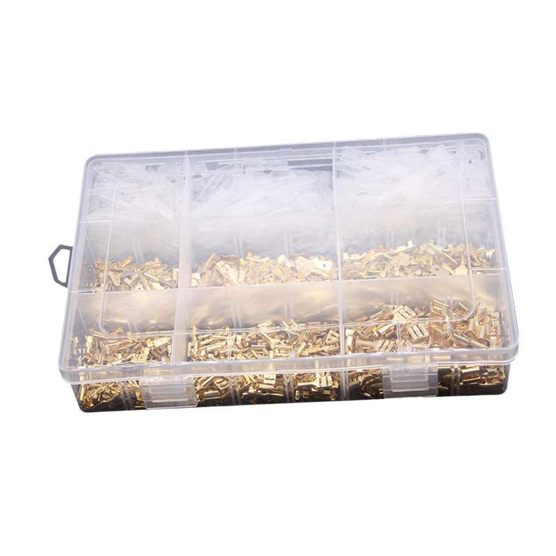 Jual 900x 2.8/4.8/6.3mm Insulated Wire Crimp Sheath Plug Insert Quick ...