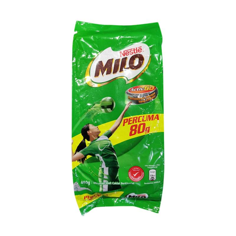 Jual Milo Activ-go Malaysia Minuman Cokelat [400+80 G/ Kemasan Refill ...