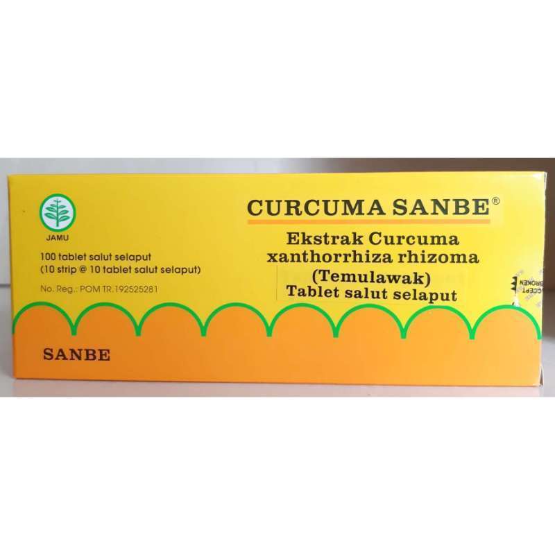 Jual CURCUMA SANBE TABLET Isi 10 Suplemen Penambah Nafsu Makan Harga ...
