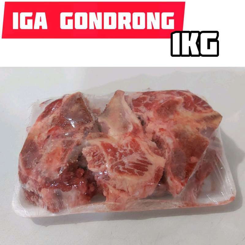 Promo Daging Iga Gondrong 1Kg Sapi Frozen Diskon 19% di Seller Al Dien ...
