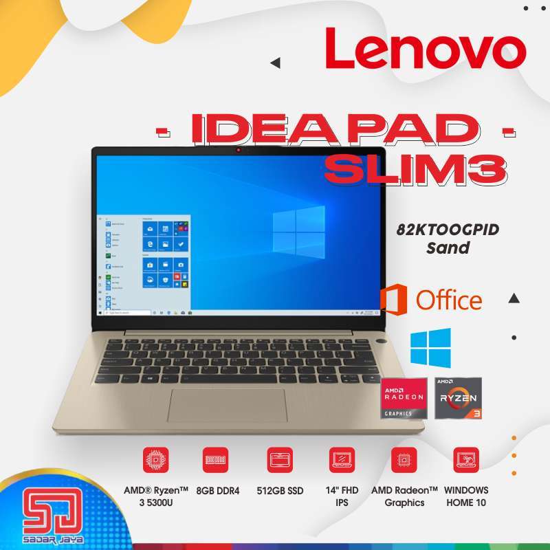 Jual Lenovo Ideapad Slim Alc Ohs Ryzen U Win Gb Gb Ssd Fhd Ips Amd Radeon