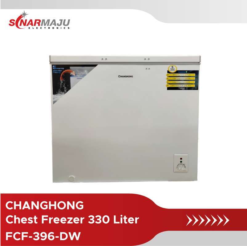 Jual Chest Freezer Changhong 330 Liter FCF-396-DW FCF-396DW FCF396 di ...