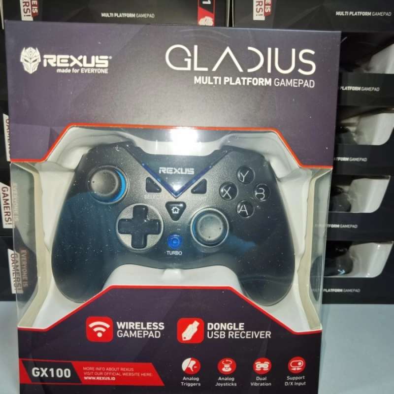 Promo RECOMMENDED REXUS GLADIUS GX100 GAMEPAD WIRELESS GAMING GX 100 ...