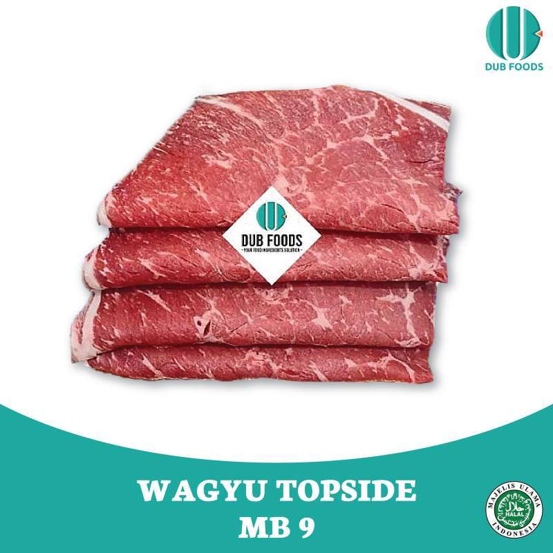 Jual Aus Beef Slice Wagyu Topside MB 9 1 Kg di Seller DUB Foods ...