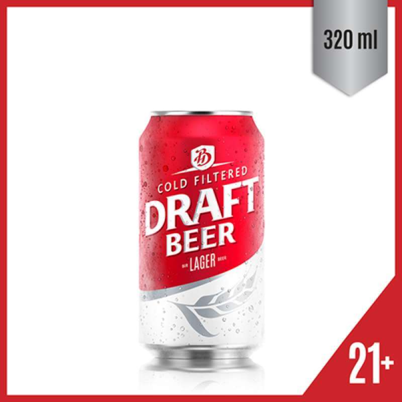 Promo Draft Beer Lager 320 ml / Bir Lager ( 1 Can / 1 Kaleng ) Diskon 9 ...