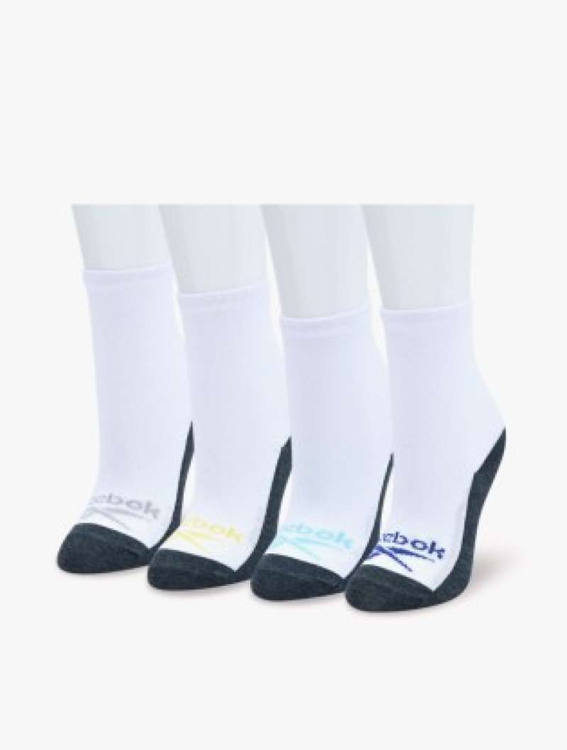 Jual REEBOK ORIGINAL STORE 100% - 3P+1P Kid's QUARTER Socks ...