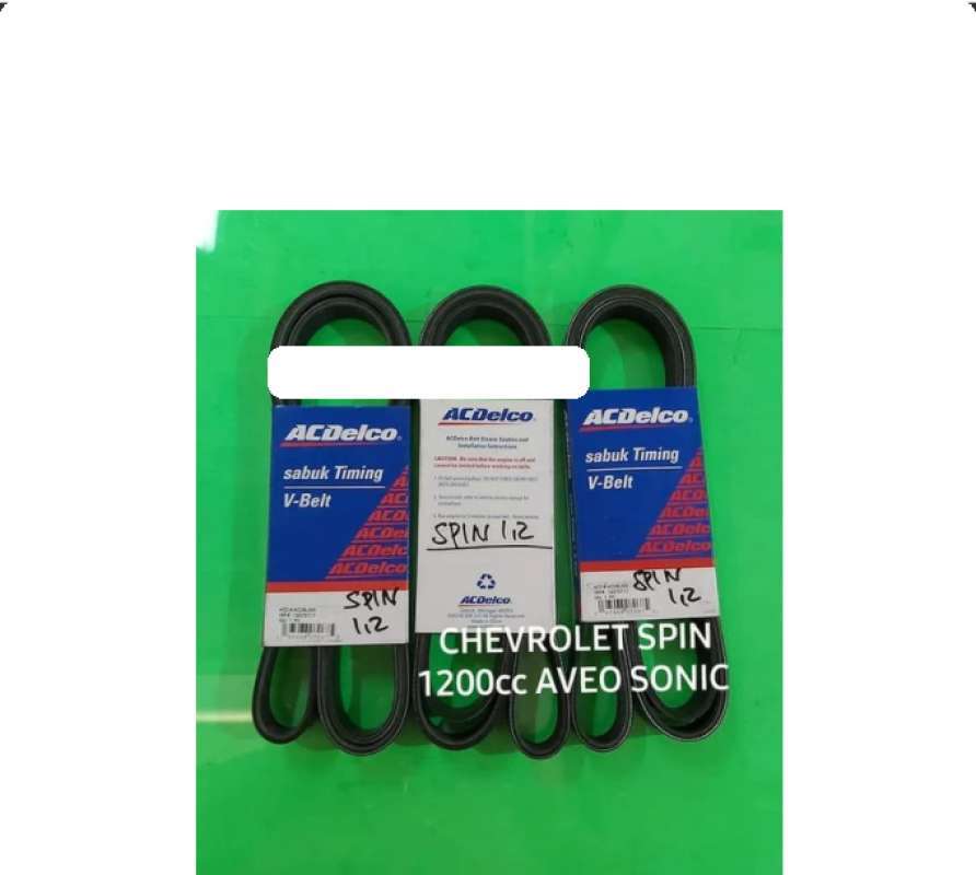 Jual FAN FEN VAN V BELT Bel CHEVROLET SPIN 1200cc AVEO SONIC ORIGINAL AC DELCO di Seller NAGATTA ...