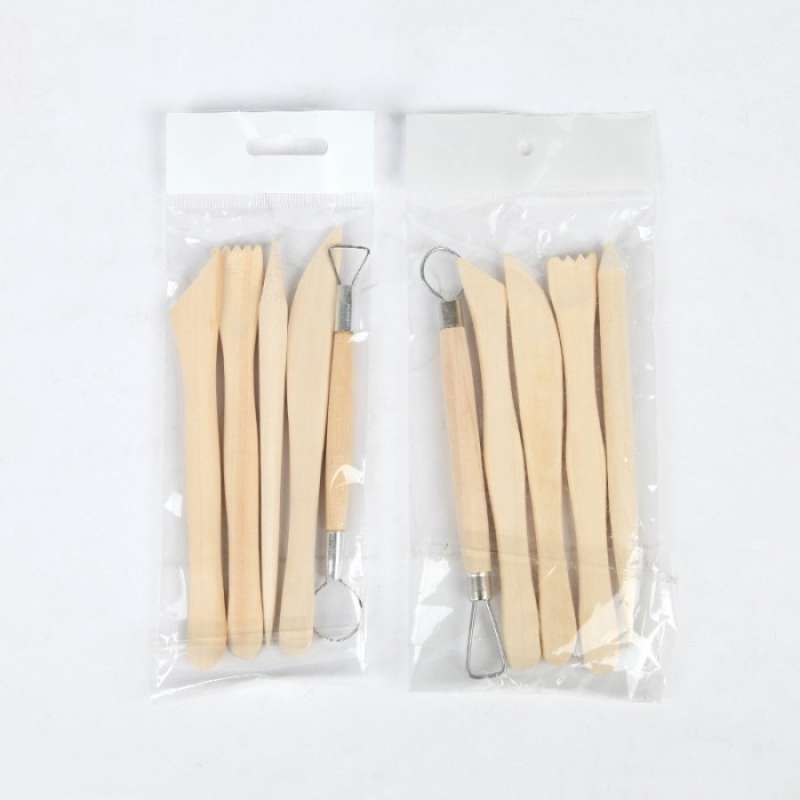 Jual Butsir Set 5 Alat Ukir Clay Tanah Liat Keramik Kayu Edukasi Anak ...
