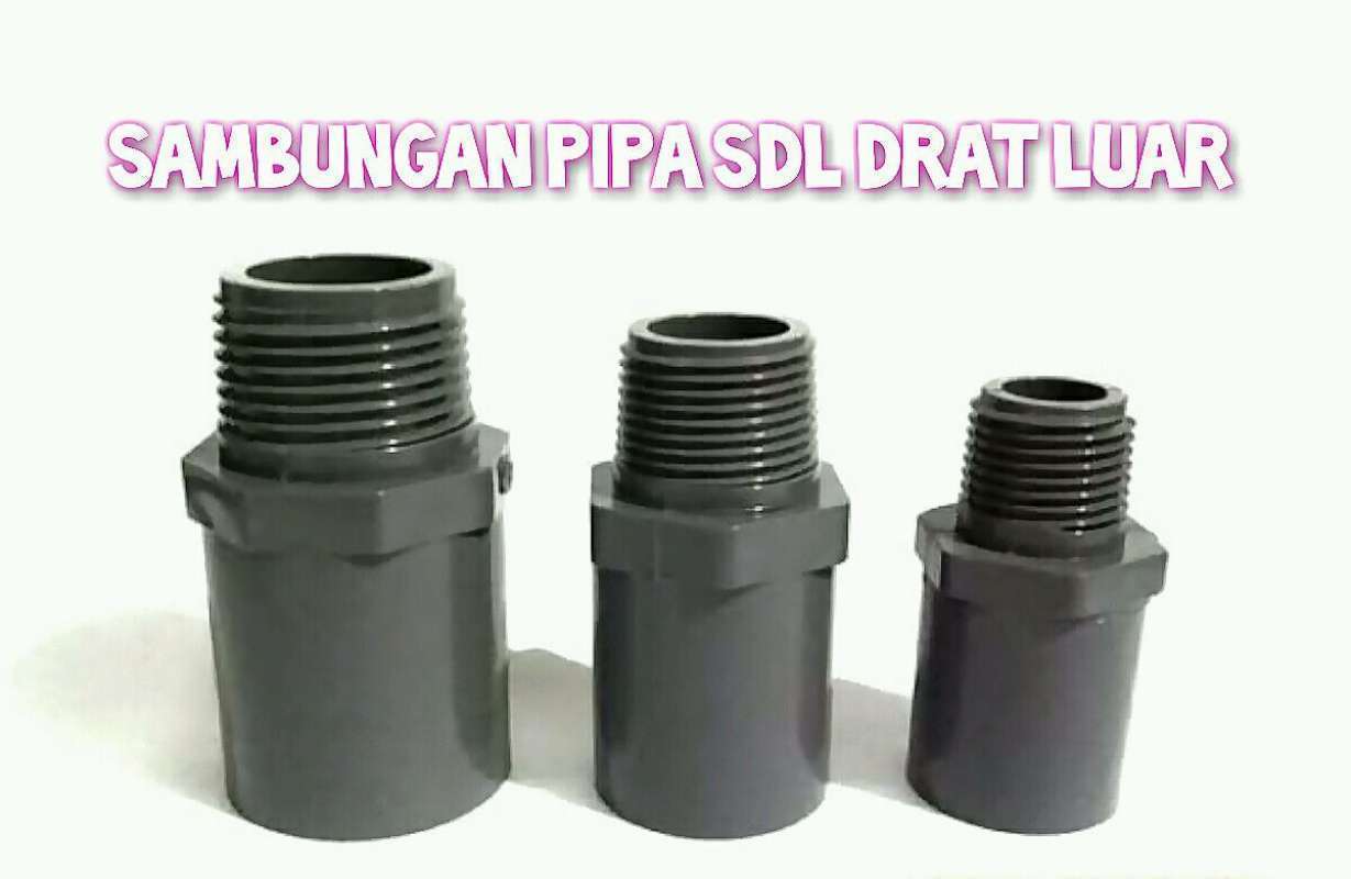 Promo Sambungan Pipa Sdl \ Sambungan Pipa Sock Drat Luar \ Sock Drat Luar (sdl) Terlengkap - 1\2 ...