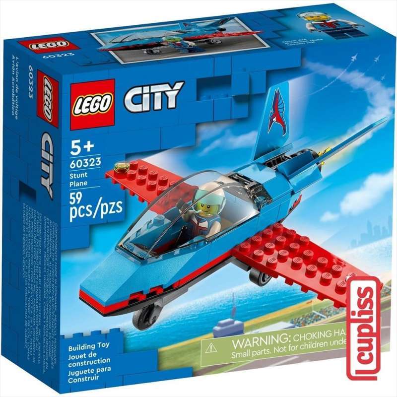 Jual LEGO City 60323 Stunt Plane di Seller Cupliss Official Store ...