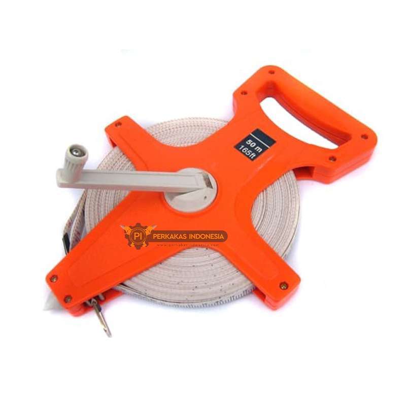 Promo Meteran Fiber 50m Alat Ukur Bangunan Panjang 50 Meter Meteran ...