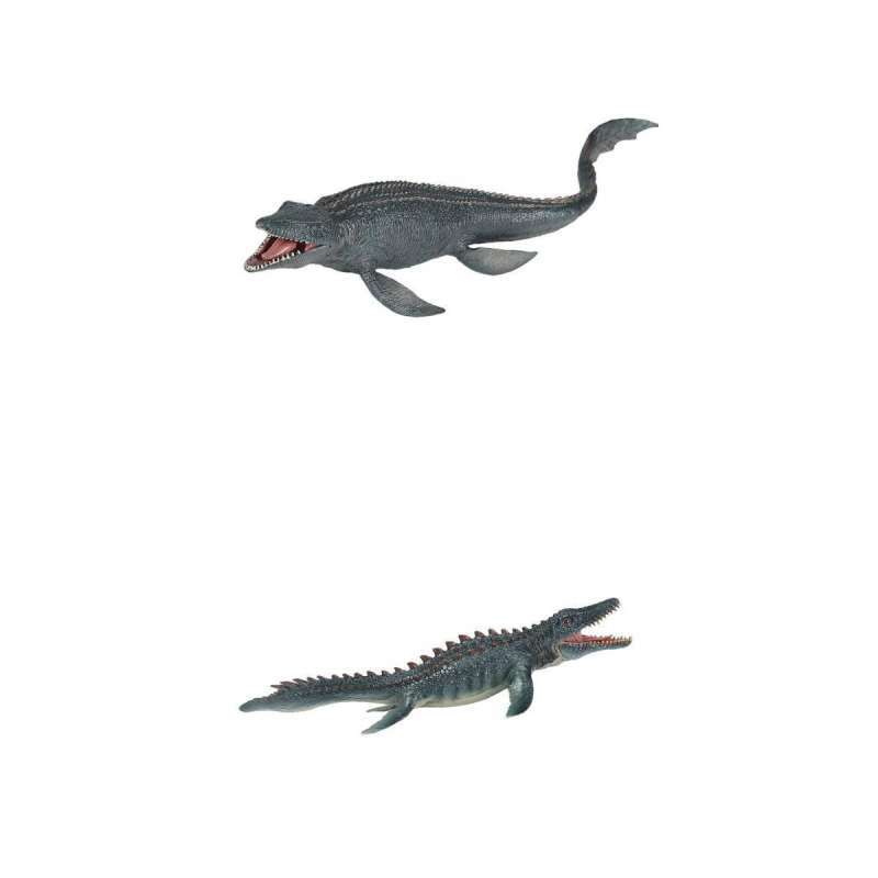 Jual 2x Realistic Mosasaurus Figures For Party Favors Desktop Decor ...