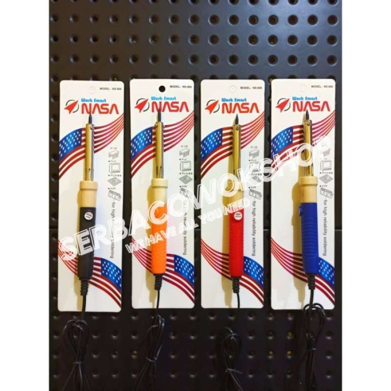 Jual Nasa Solder Iron Elektrik Solder Listrik 40 Watt Gg Kayu Kombinasi ...