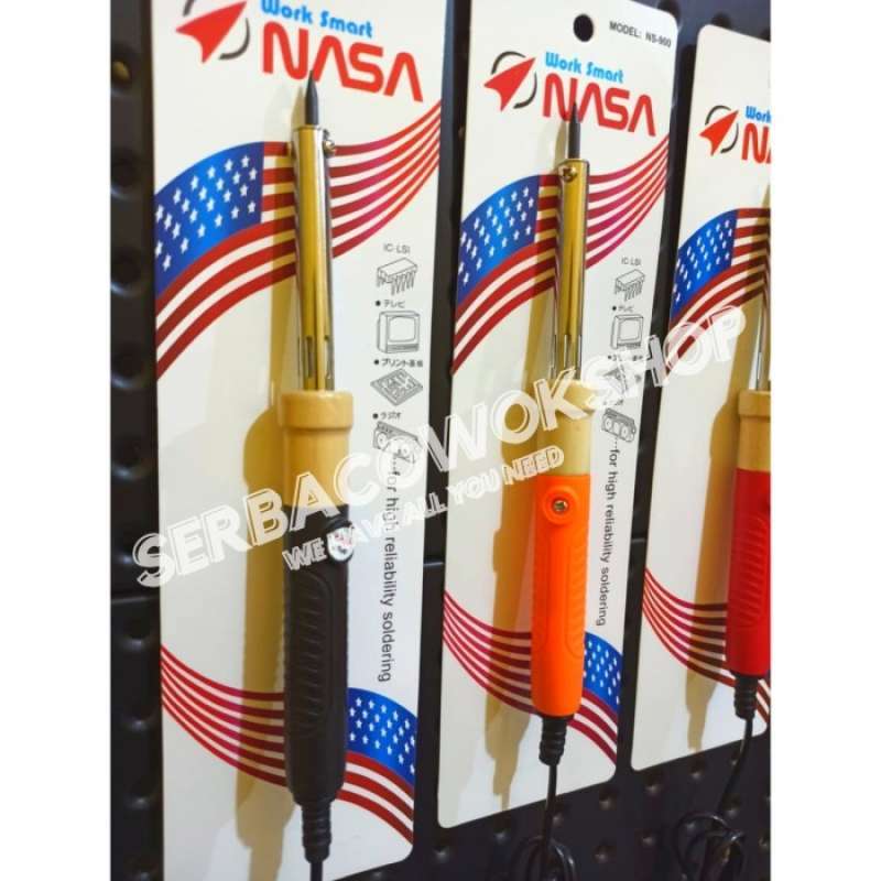 Jual Nasa Solder Iron Elektrik Solder Listrik 40 Watt Gg Kayu Kombinasi ...