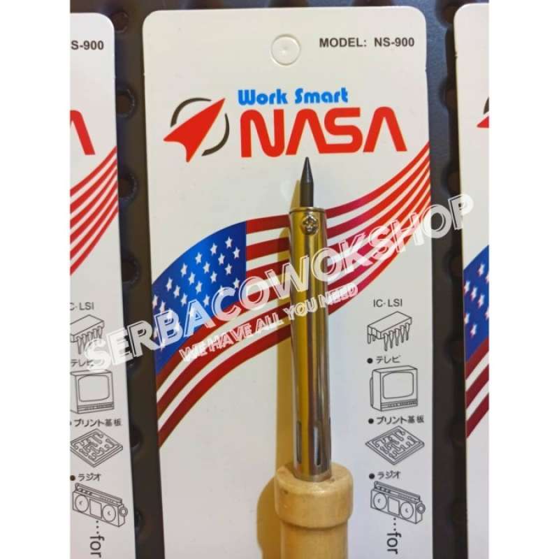 Jual Nasa Solder Iron Elektrik Solder Listrik 40 Watt Gg Kayu Kombinasi ...