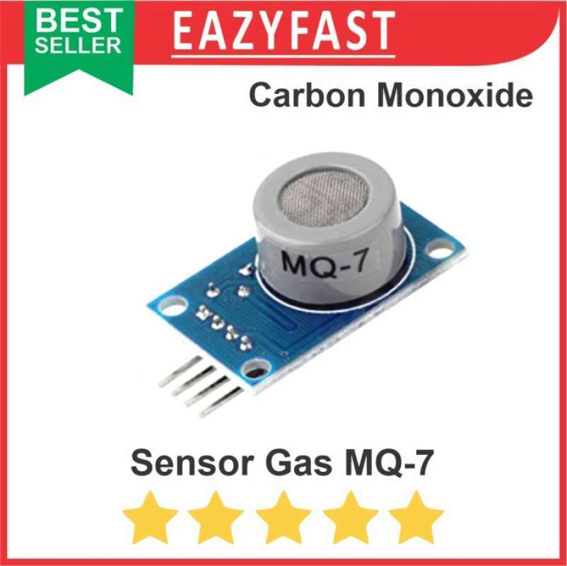 Jual Mq 7 Mq7 Sensor Gas Carbon Monoxide Karbon Monoksida Co Module