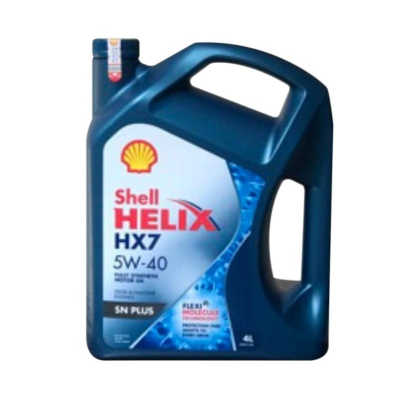 Jual Oli Mesin Mobil Shell Helix Hx7 5w-40 Sn Plus 4 Liter Scan Barcode Di Seller Planet ...