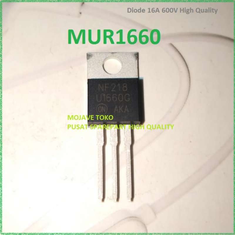Jual MUR1660 MUR1660CT Diode Rectifiers UltraFast 600V 16A High Quality ...