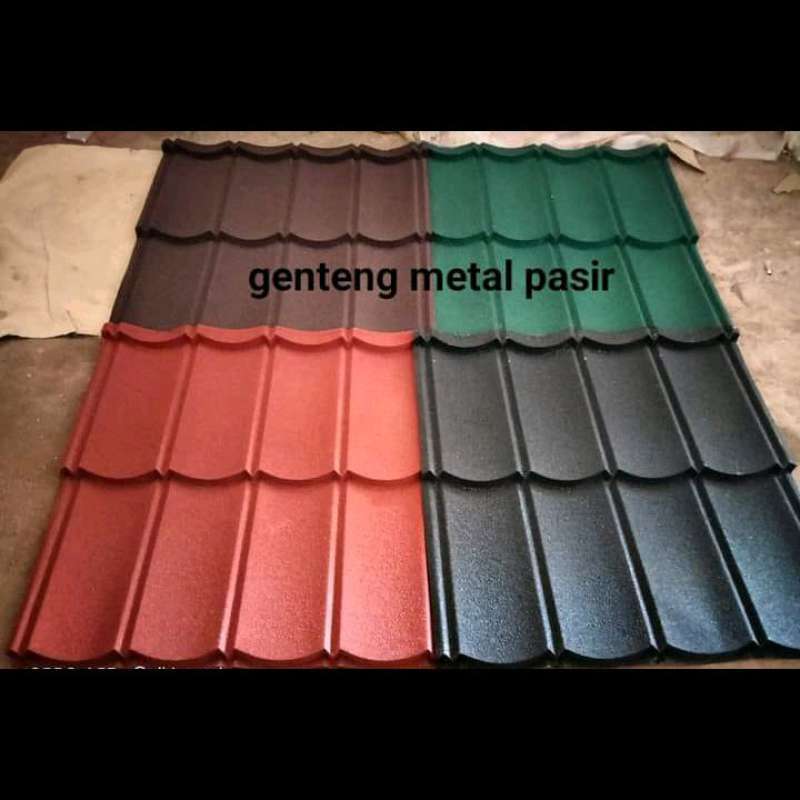 Jual Baja Ringan 0,75 Genteng Metal Pasir Terpasang Di Seller Baja ...