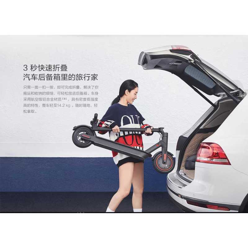 Jual Xiaomi Mijia M365 Smart Electric Scooter Pro - Ddhbc02neb Hitam Di ...
