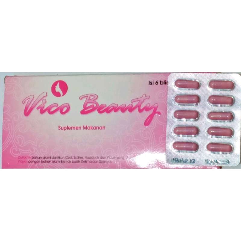 Promo VICO BEAUTY COLLAGEN CAPSUL STRIP Diskon 35% di Seller Makmurjaya ...