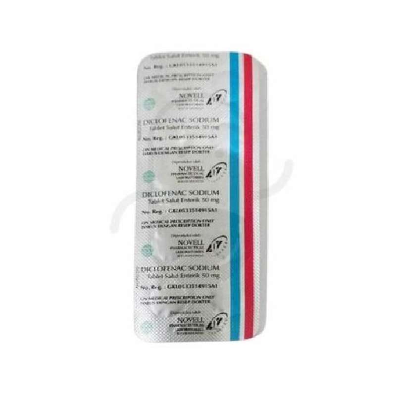 Jual DICLOFENAC SODIUM NOVELL 50 MG STRIP 10 TABLET di Seller Apotek ...