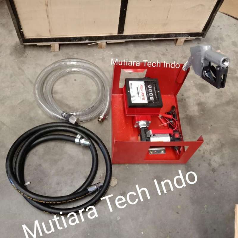 Jual flow meter pompa minyak set, pompa trasfer BBM,pompa DC 12 & fill ...