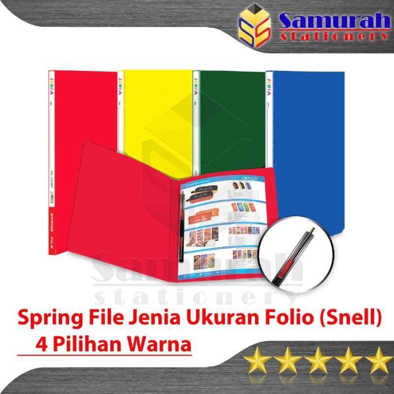Jual Spring File Polos Ukuran Folio / spring feli jenia / Map Album ...