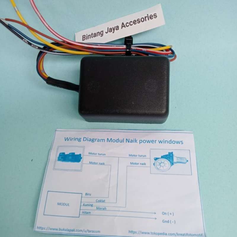 Promo Modul Auto Up Power Window Universal/modul Otomatis Naik Power ...