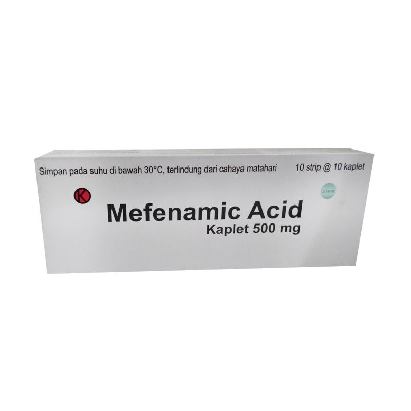 Promo Asam Mefenamat Mefenamic Acid Obat [500 G/ 10 Strip/ 10 Kaplet ...