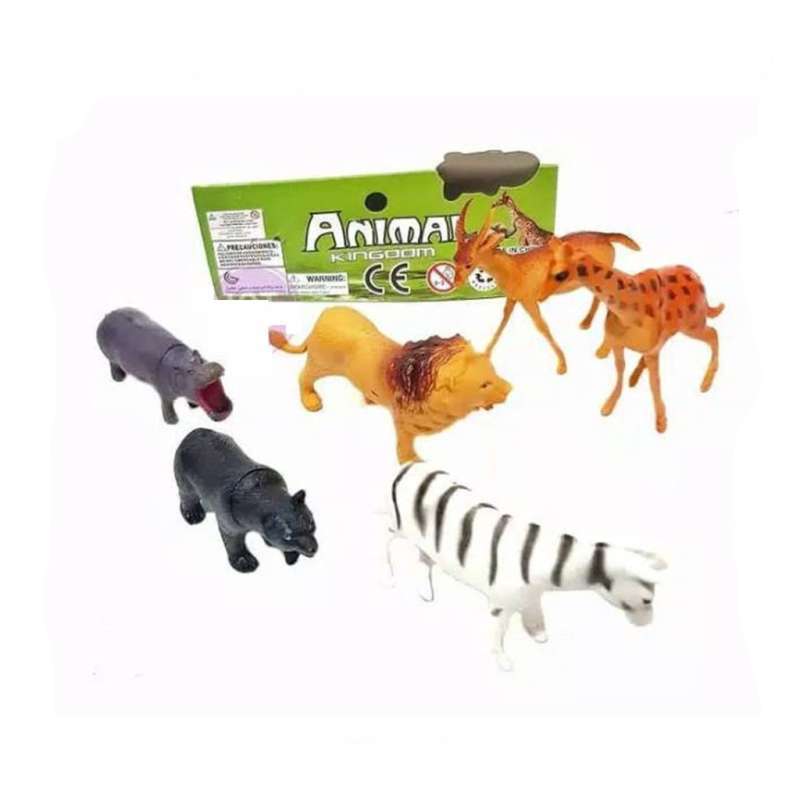 Promo Animal Kingdom - Mainan Miniatur Binatang - Figure Animal Zoo ...