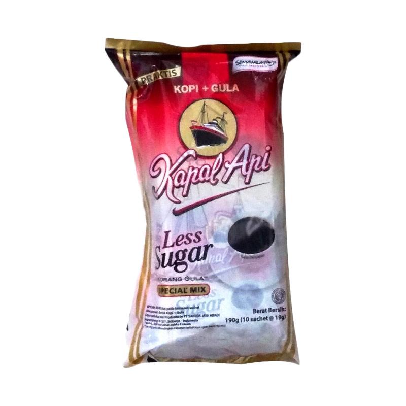 Jual Kapal Api Less Sugar Kopi [19 g/ 10 Sachet] di Seller Swalayan ...