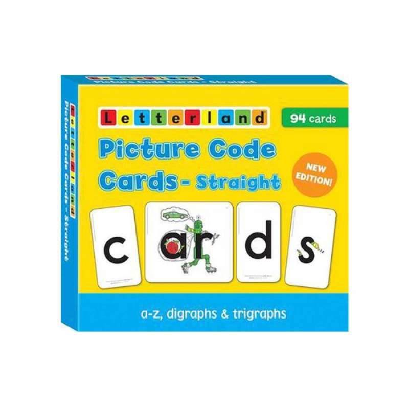 Promo Original Letterland : Picture Code Cards - Straight Buku Child ...