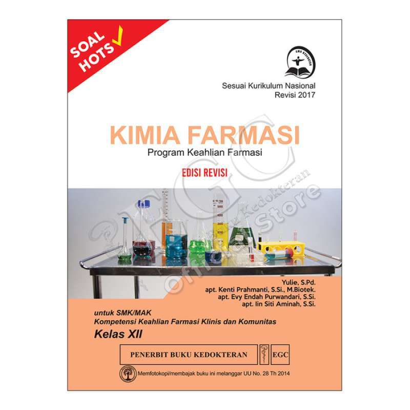 Promo Original EGC Kimia Farmasi Kelas XII (SMKF JABAR) Buku Kedokteran Umum Diskon 6% di Seller ...