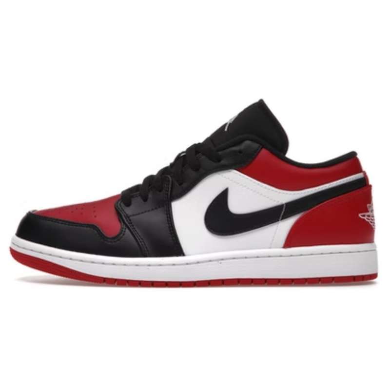 Jual Nike Air Jordan 1 Low Bred Toe Original - Sepatu Sneakers Pria ...
