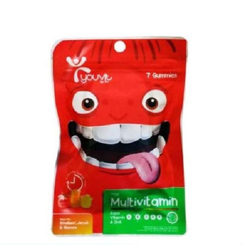 Jual YOUVIT MULTIVITAMIN FOR KIDS SACHET 7 GUMMIES di Seller APOTEK ADE ...