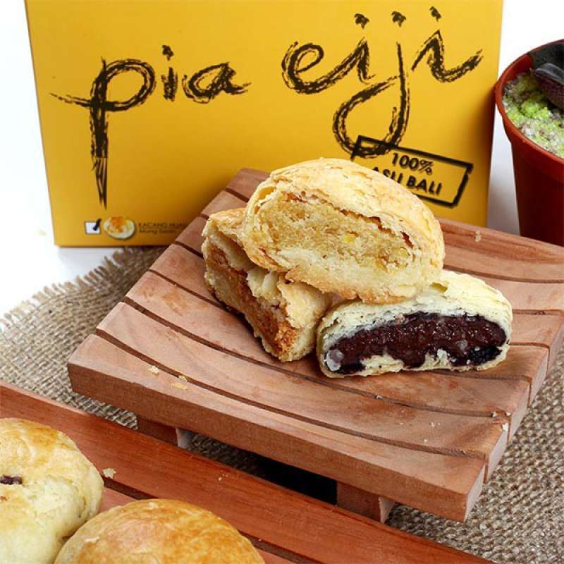 Jual Pia Eiji Coklat Asli Bali (mirip Pia Legong) Kue Bakpia Di Seller ...