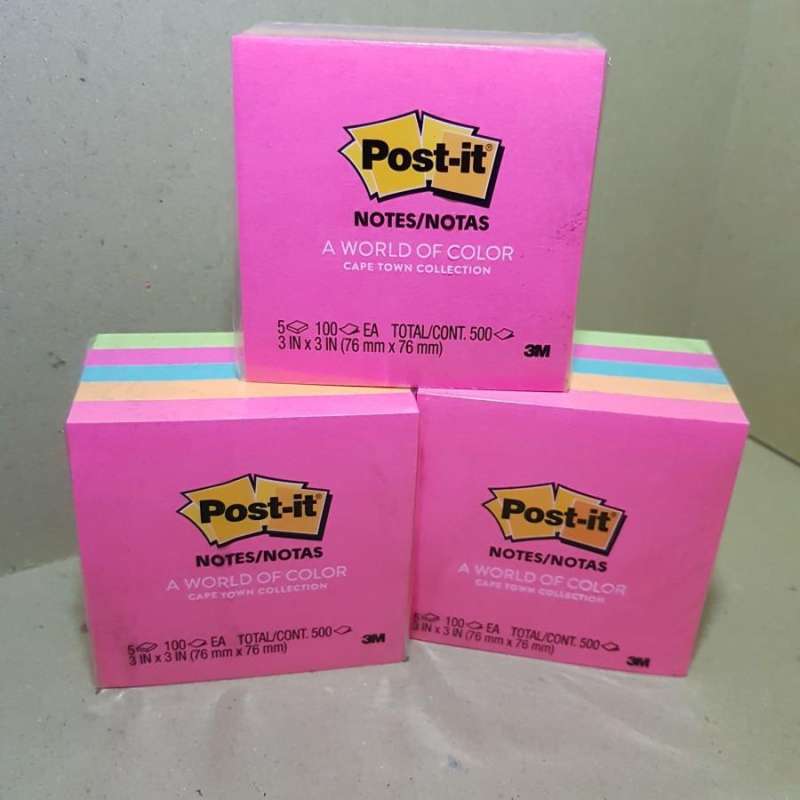 Jual Sticky Notes 5 Warna Original Harga Termurah Maret 2024 | Blibli