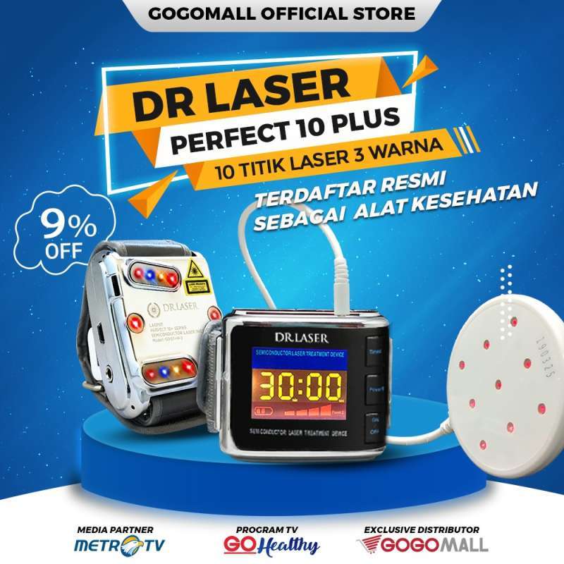 Promo DR LASER PERFECT 10 PLUS + LASER PAD ORIGINAL GOGOMALL - MEMBANTU ...