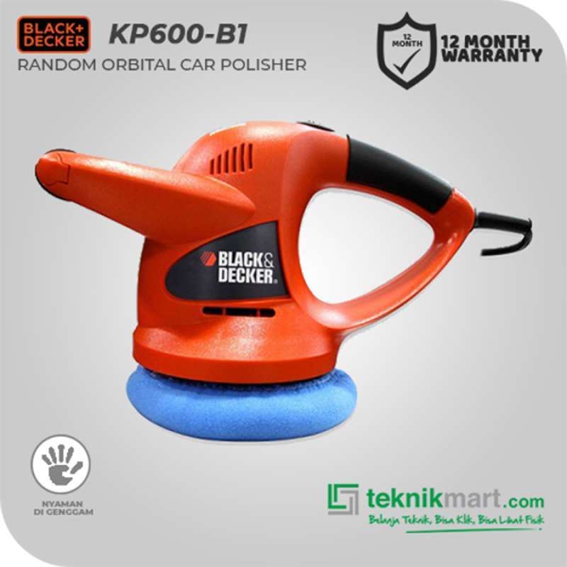 Promo Black & Decker Orbital Polisher / Mesin Poles Listrik 60W KP600 Diskon 23% di Seller ...